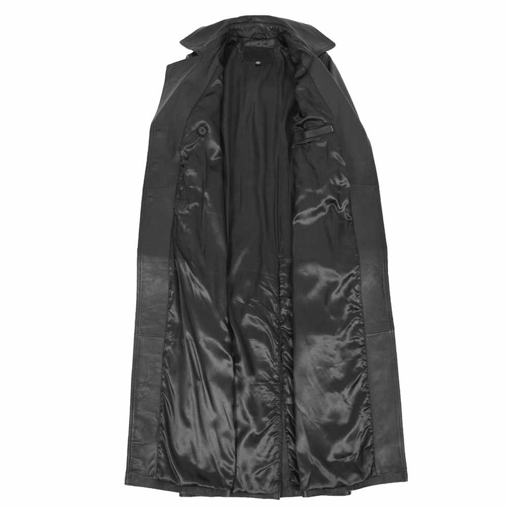 Women Matrix Black Leather Long Coat – Jacket Hunt