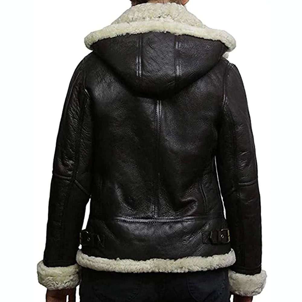 Women WW2 Aviator Pilot Shearling Black Leather Jacket – Jacket Hunt